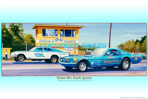 Stone Woods & Cook Vs, Roger Lindamood..1967..Drag Racing Art Print | eBay