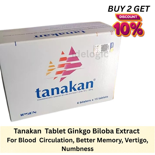 Tanakan 40mg X 90 Tablet Ginkgo Biloba Extract 100% ORIGINAL Plant ...