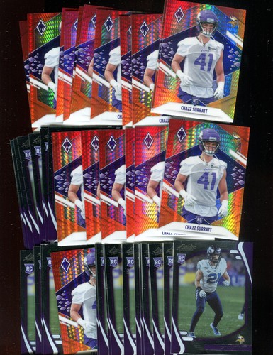 (42) 2021 Chazz Surratt RC card lot cards Vikings | eBay