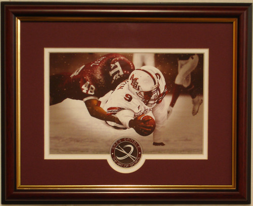 Mississippi State football Snow Bowl framed print by Greg Gamble | eBay