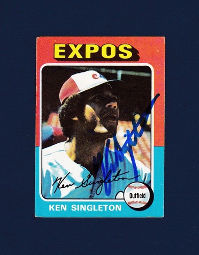 Ken Singleton signed Montreal Expos 1975 Topps baseball card | eBay