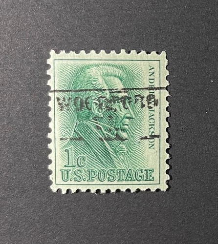Woolwine, Virginia Type 882 Precancel - 1 cent Jackson - U.S. #1209 ...