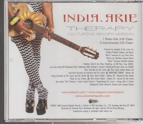 india . arie therapy cd promo featuring gramps morgan | eBay