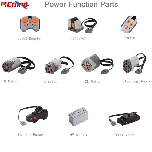 MOC Part Building Block Power Function Motor Remote Control Receiver ...