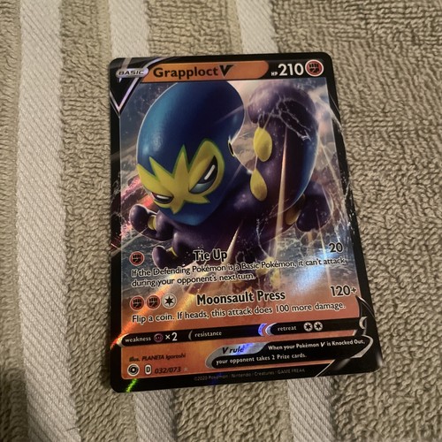 NM pokemon champions path Grapploct V Full Art Rare 032/073 Near Mint ...