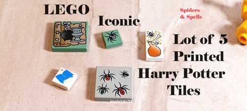LEGO Harry Potter Spells Book Potions Spiders Cauldron MAGIC Gear Bag ...