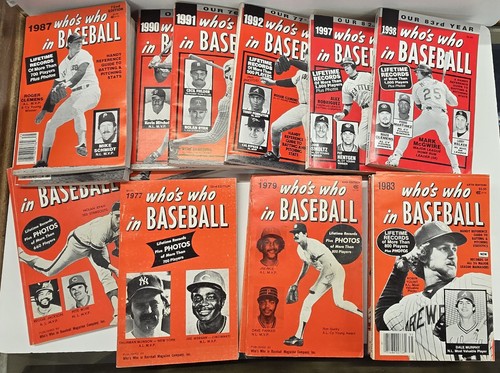 Lot of (16) Different Who's Who in Baseball Record Books | eBay