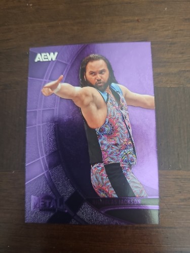 2025 UD Skybox Metal AEW Purple Spectrum FX Nicholas Jackson #64 /199 ...
