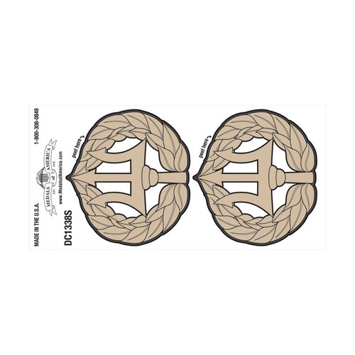 Command Ashore Badge (Navy) Decals 3 Inch 2 Per Pk | eBay