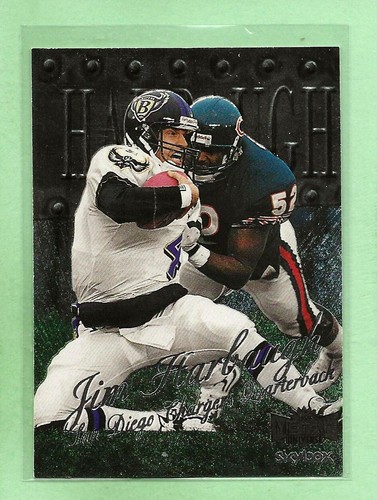 JIM HARBAUGH - 1999 Skybox Metal Universe - #58 - Ravens - Comb ...