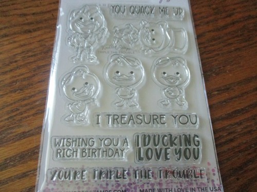 Kindred Stamp. Triple The Trouble Stamp Set. | eBay