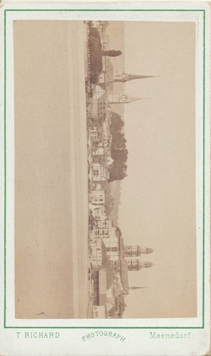 BEAUTIFUL CDV PHOTO OF STUNNING MANNEDORF, SWITZERLAND | eBay