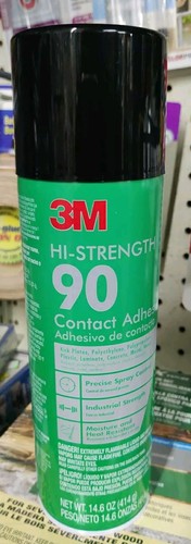 3M Hi-Strength Spray Adhesive 90, 14.6 Oz., Industrial Strenght Spray ...
