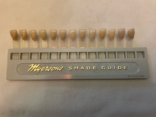 Vintage dental Meyerson’s shade guide | eBay