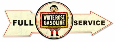 White Rose Sign In Collectible Gas & Oil Advertising Signs for sale | eBay