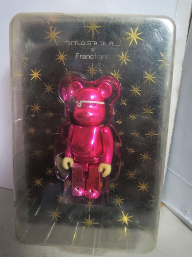 BEARBRCK MEDICOM 2008 FRANC FRANC X UNOSAWA PINK BEARBRICK FREE SHIPPING | eBay
