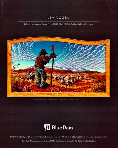 JIM VOGEL Art Gallery Exhibit ~ Head in the Clouds ~ VINTAGE PRINT AD ...