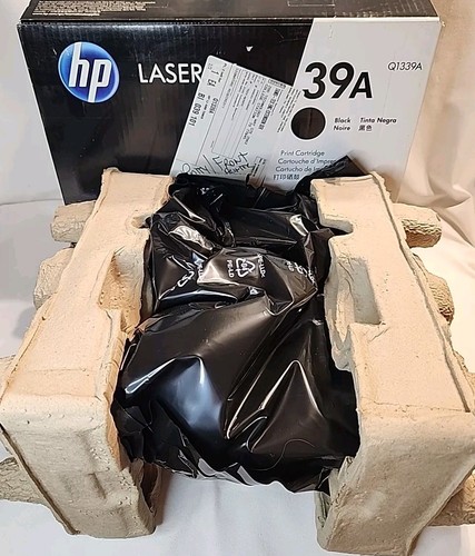 NEW GENUINE - HP 39A BLACK TONER CARTRIDGE - Q1339A - Sealed Bag ...