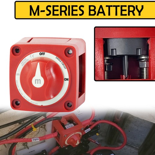 12-48V 300A M-Series Battery Disconnect Switch On Off Power for marine ...