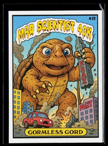 Mad Scientist 40K GPK Spoof ~ #4-22 SERIES 4 #'d /8 ~ Gormless Gord | eBay
