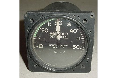 96-384056-1, IU028-202-4, Beech King Air Manifold Pressure Indicator | eBay