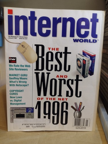Internet World (January 1997) Old Warehouse Magazine Inventory VG/VF ...
