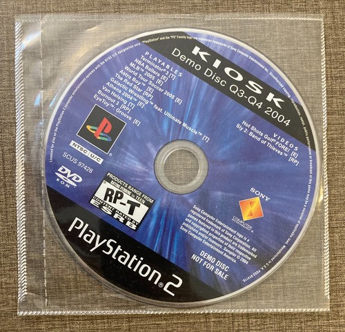 Kiosk Demo Disc Q3-Q4 2004 - Sealed and New - PS2 Playstation 2 | eBay