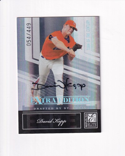 2007 DONRUSS ELITE EXTRA EDITION DAVID KOPP TURN OF THE CENTURY AUTO 054/449 | eBay