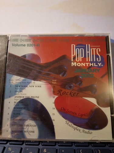 Karaoke POP HITS MONTHLY ROCK JANUARY 2002 VOL 0201-R | eBay