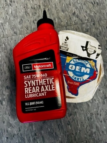Ford Motorcraft ® SAE 75W-140 Synthetic Rear Axle Lubricant 1 Quart XY ...