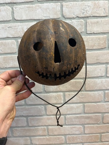 RARE Antique Vintage Halloween Parade Torch Tin Metal Lantern | eBay