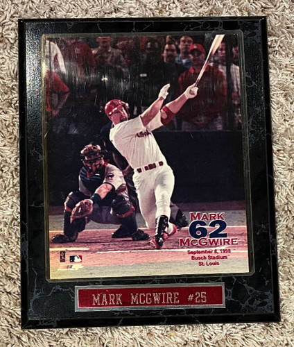 Mark McGwire 62 Home Run Plaque | eBay
