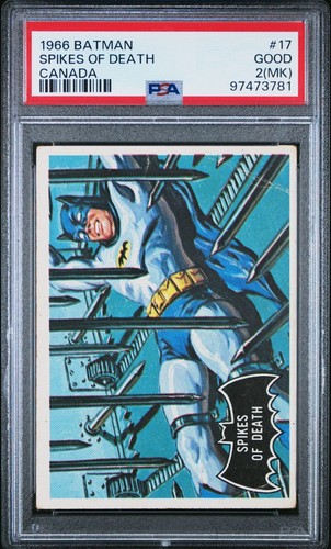 1966 Batman Canada 17 Spikes Of Death PSA 2MK | eBay