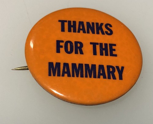 1966 Hippie Counter Culture Peace Love Thanks For Vintage Button Pin ...