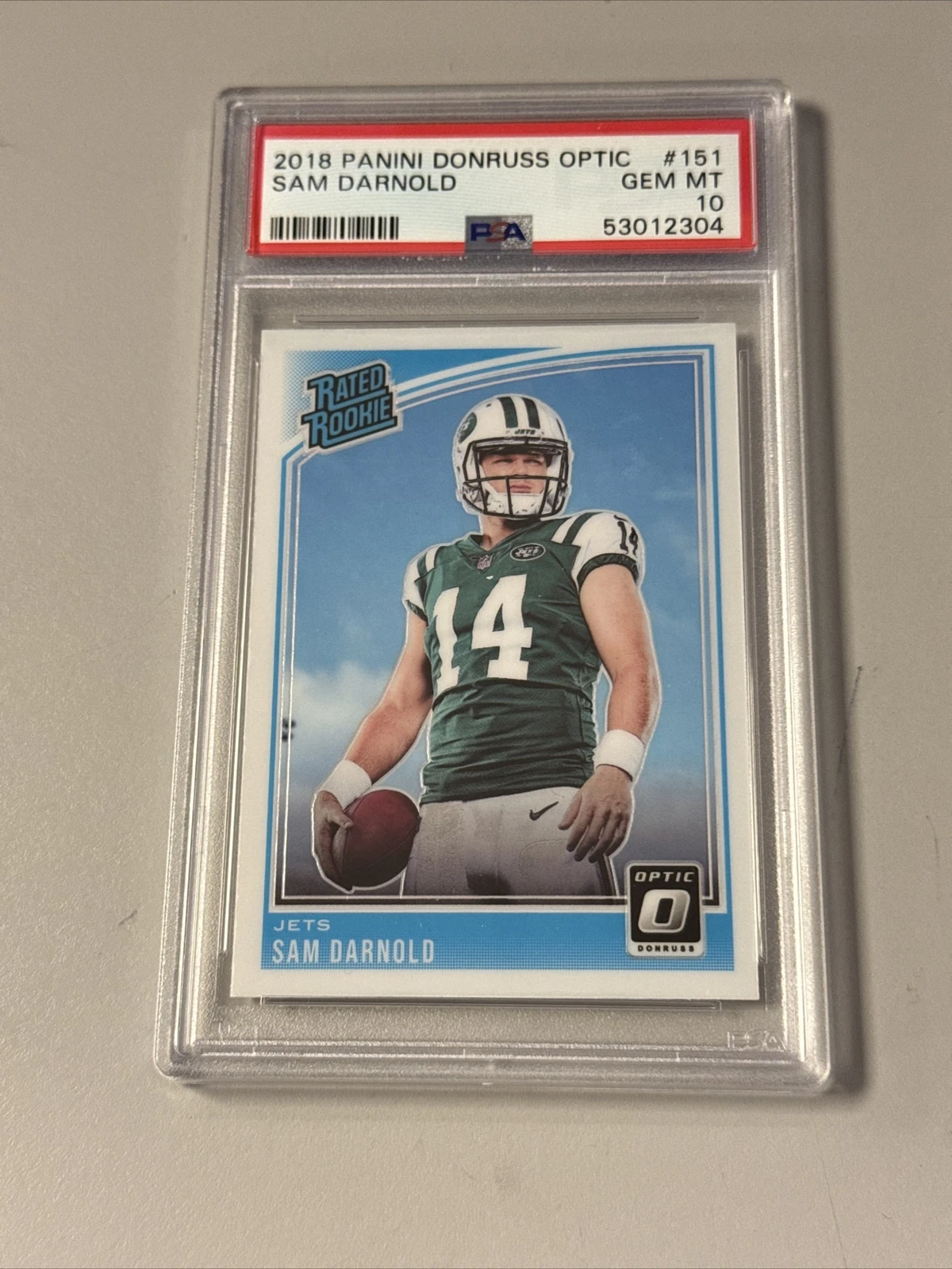 Sam Darnold 2018 Optic #151 Base Price Guide - Sports Card Investor
