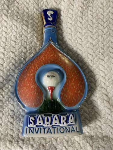 SAHARA INVITATIONAL LAS VEGAS GOLF 1971 JIM BEAM REGAL CHINA DECANTER ...