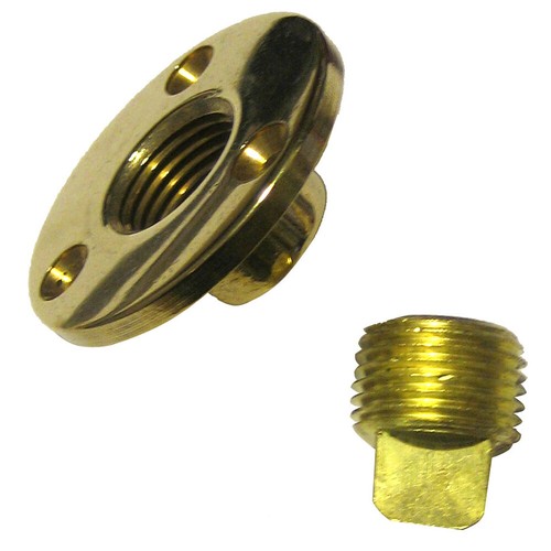 Perko Garboard Drain & Drain Plug Assy Cast Bronze/Brass MADE IN THE ...