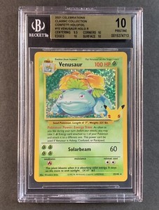 Venusaur 2021 Celebrations: Classic Collection #15 Holo Price Guide ...