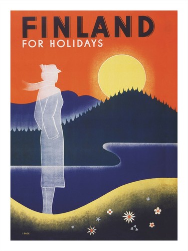 Vintage Finland Travel Poster Print Finland for Holidays 18x24" | eBay
