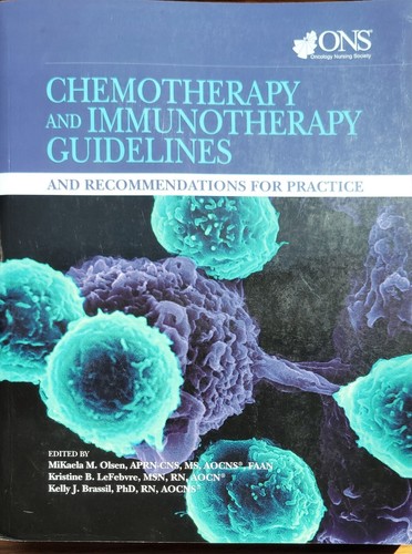 Chemotherapy and Immunotherapy Guidelines and Recommendations for ...