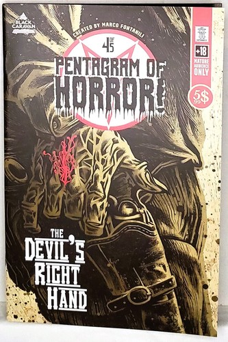 PENTAGRAM of HORROR #4 | The Devil's Right Hand | Black Caravan | Scout Comics | eBay