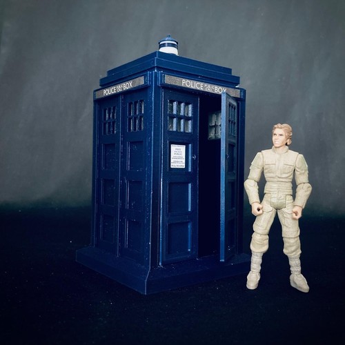 Custom 3D printed Police Box for 3.75 Inch (1:18) Figure Diorama | eBay