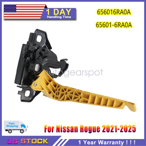 New Hood Latch Lock 656016RA0A 65601-6RA0A For Nissan Rogue 2021-2025 1 ...