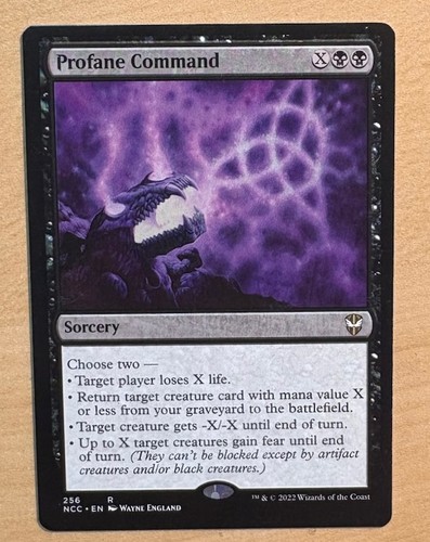 MTG Profane Command Card, Streets Of New Capenna | eBay
