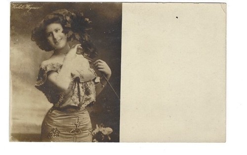 ca.1910 Real Photo Postcard - Actress Violet Wagner | eBay
