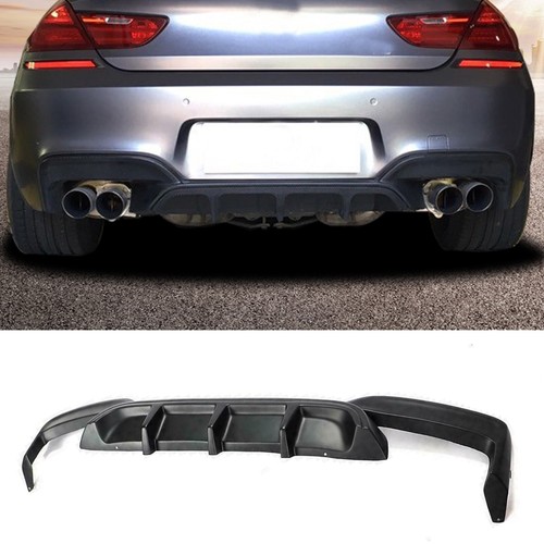 For 2012-2018 BMW F06 F12 F13 M Sport M6 Matte Black Rear Diffuser Lip ...