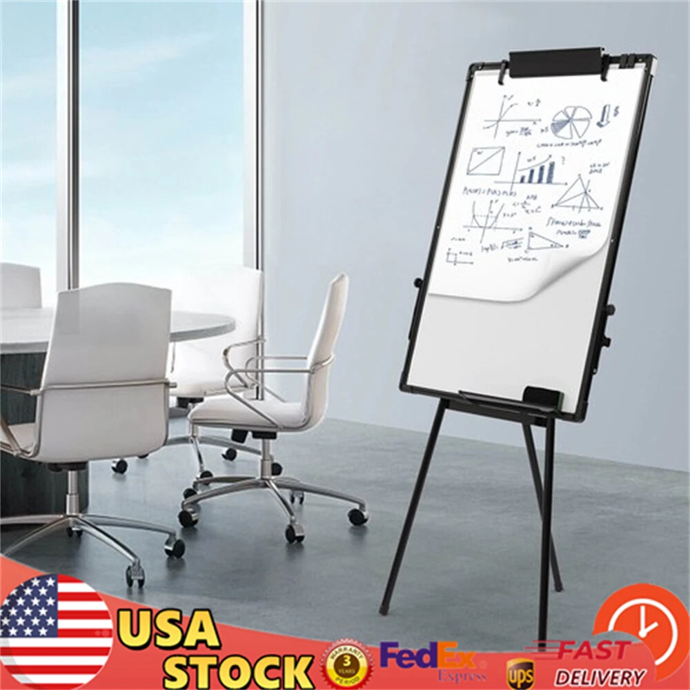 Dry Erase Board With Stand Portable White Board Double Sided Writing ...