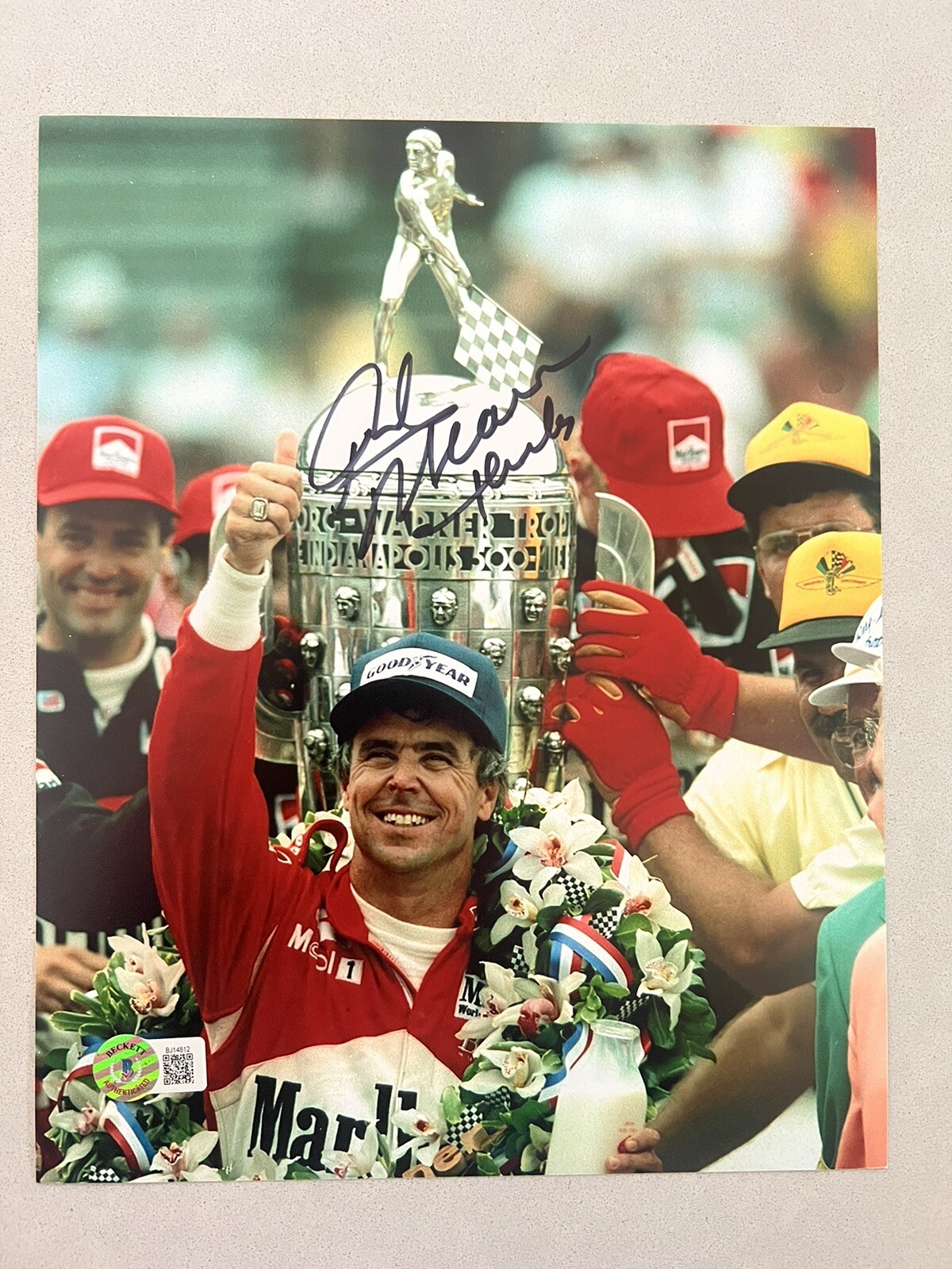 Rick Mears Autographed Memorabilia | Signed Photo, Jersey, Collectibles ...