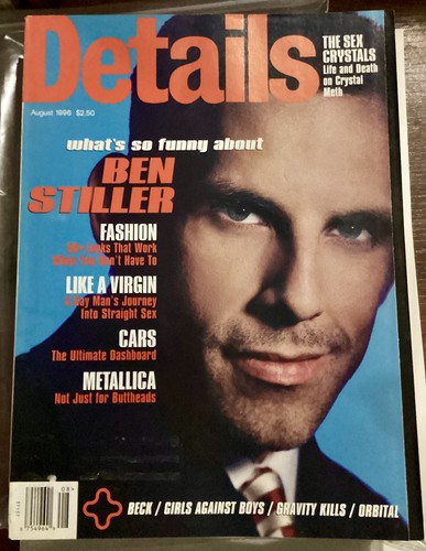 Details Mag (Aug 1996) Ben Stiller/Lionel Richie/Metallica/Beck ...