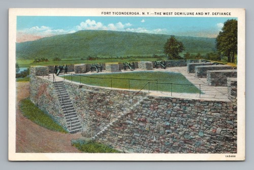 West Demilune Mount Defiance Fort Ticonderoga New York Postcard | eBay